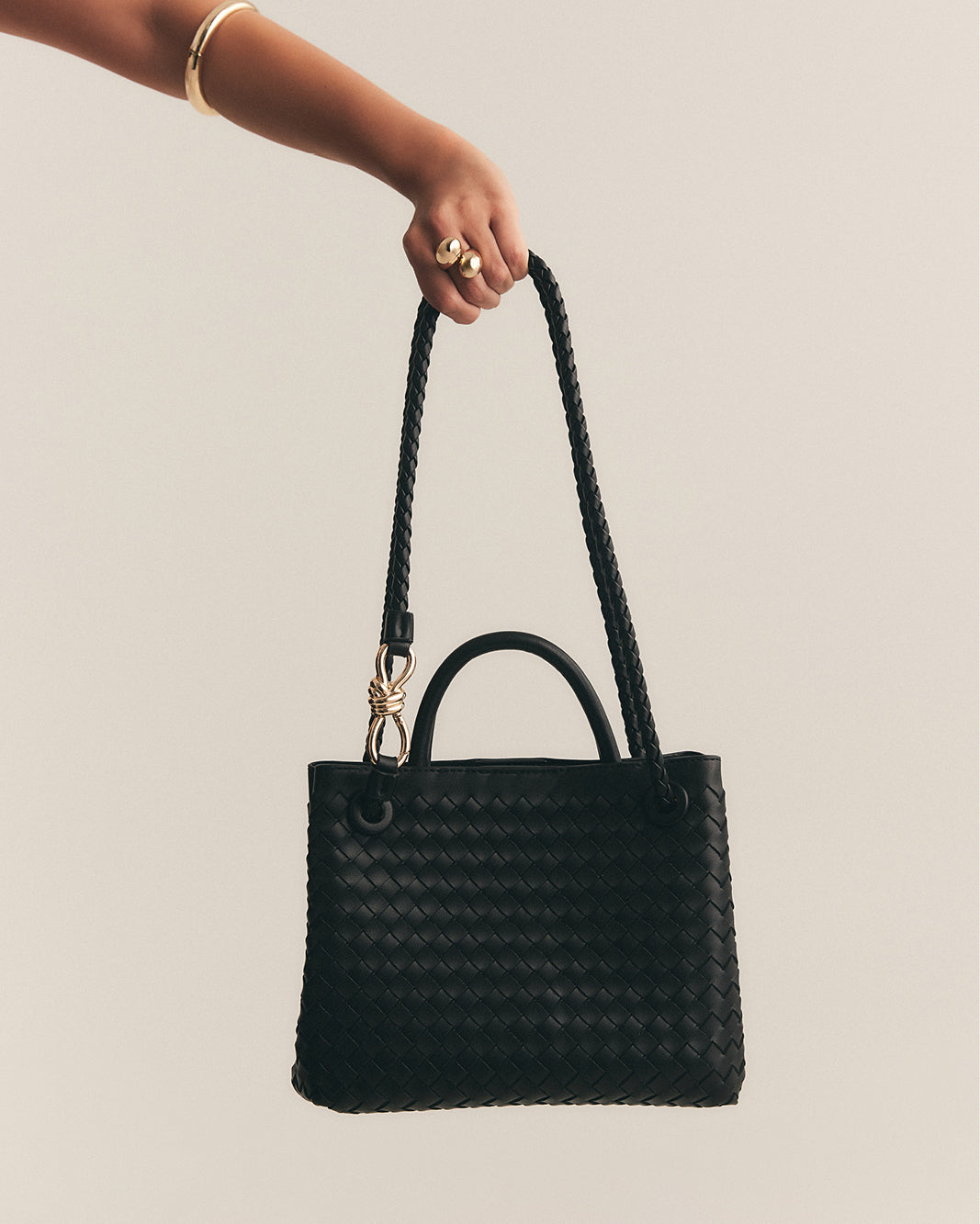 AIMEE SHOULDER BAG - BLACK - Handbags - Billini