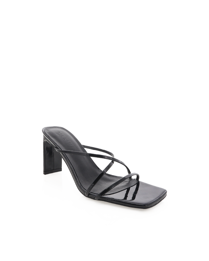 Glenda Black Patent Billini