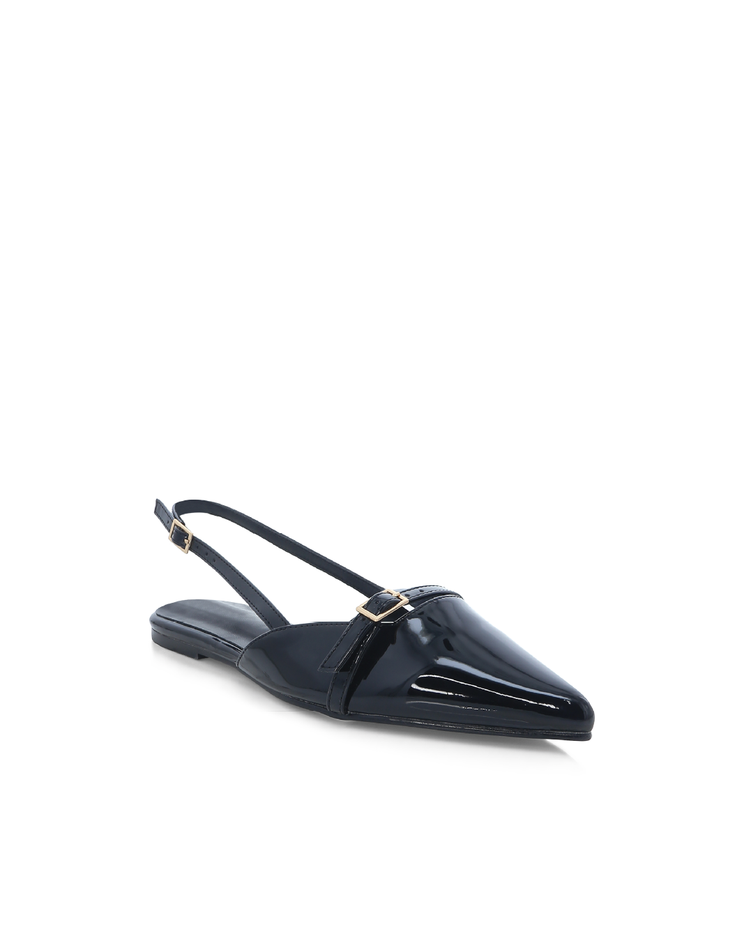HADLEE - BLACK PATENT - Flats - Billini