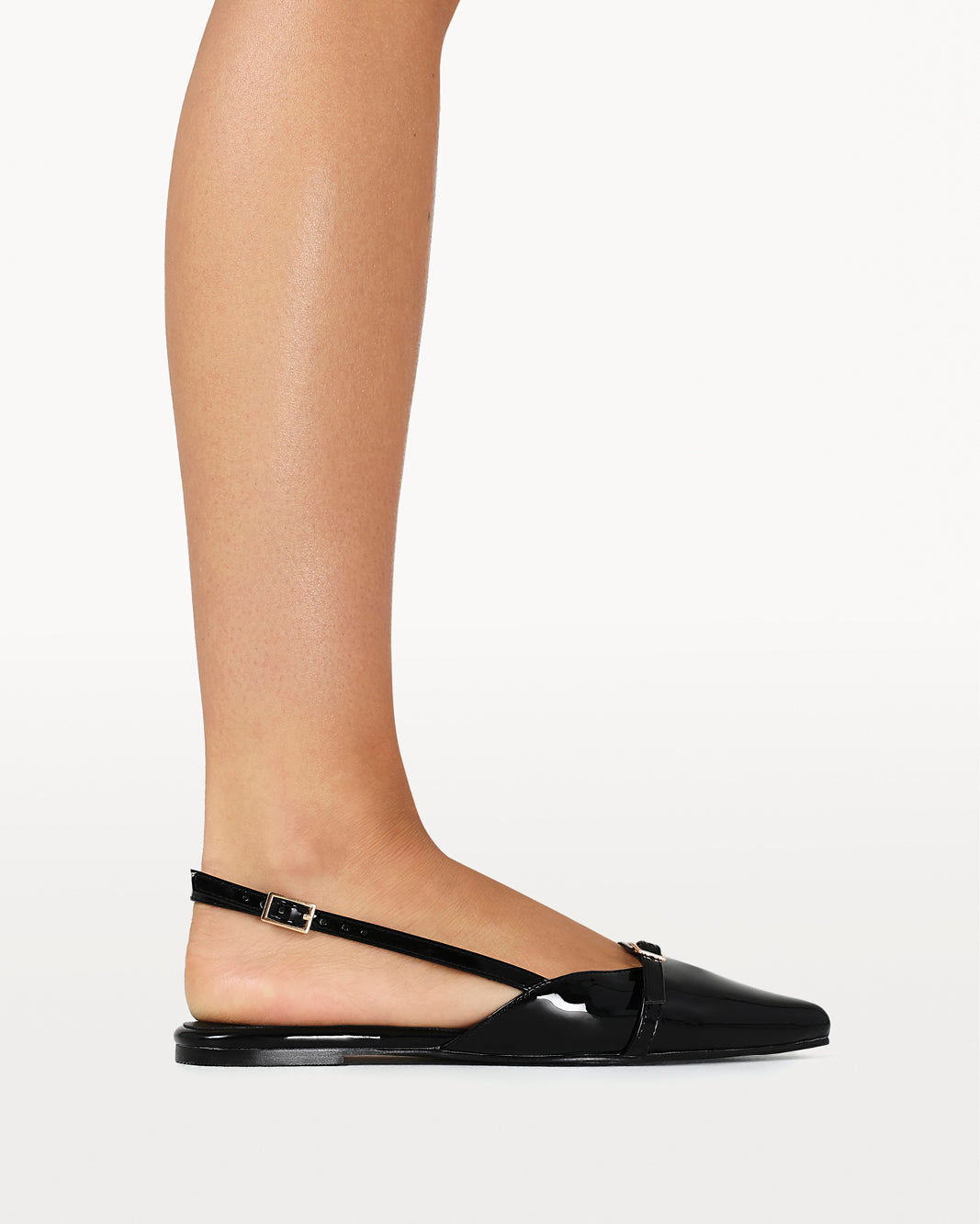 HADLEE - BLACK PATENT - Flats - Billini