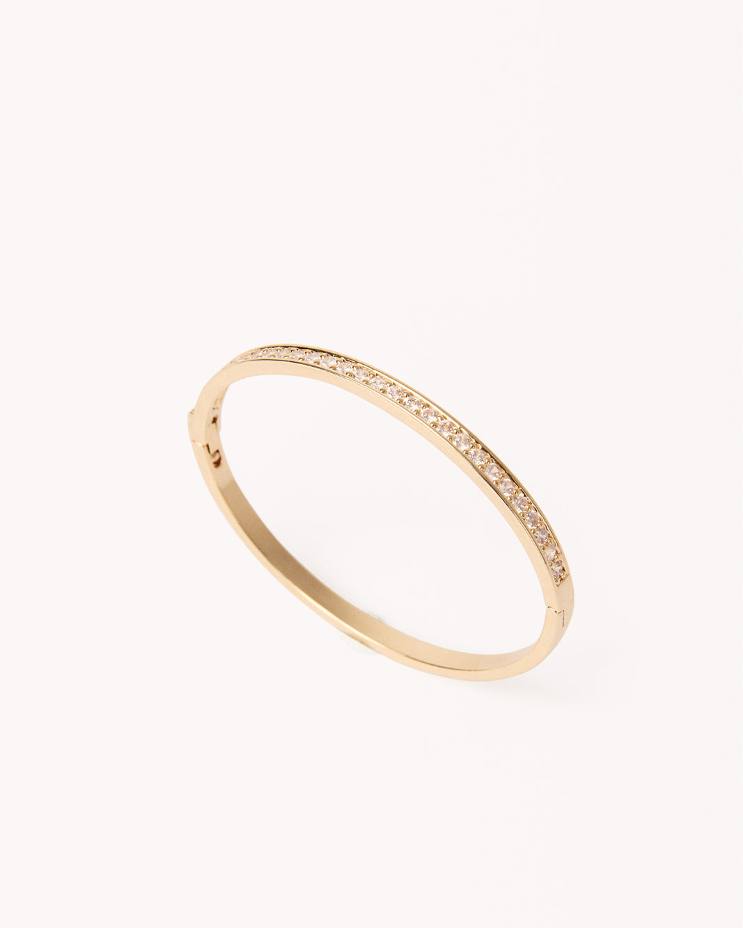 KAIYA BANGLE - GOLD PLATED 14K-DIAMANTE - JEWELLERY - Billini