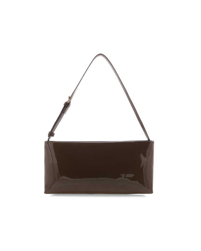LIVIA SHOULDER BAG - OLIVE PATENT – Billini