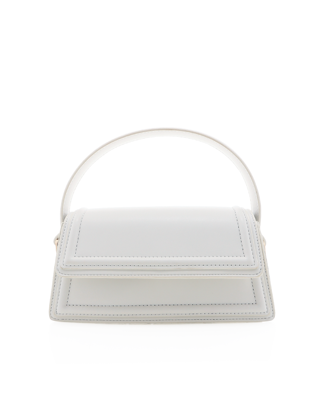 MARBLE HANDLE BAG - WHITE - Handbags - Billini