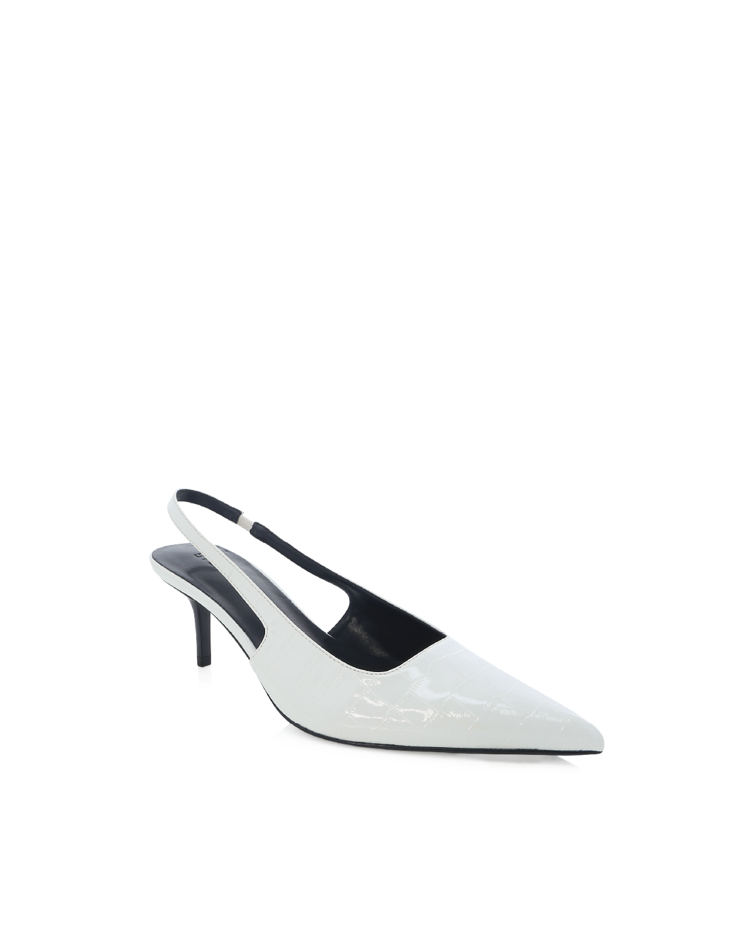 NAVEAH - WHITE PATENT CROC – Billini