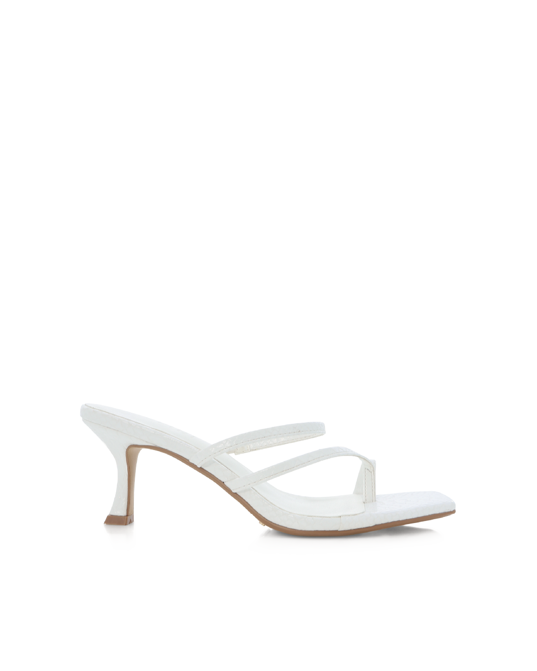 NOLANA - WHITE SNAKE - Heels - Billini