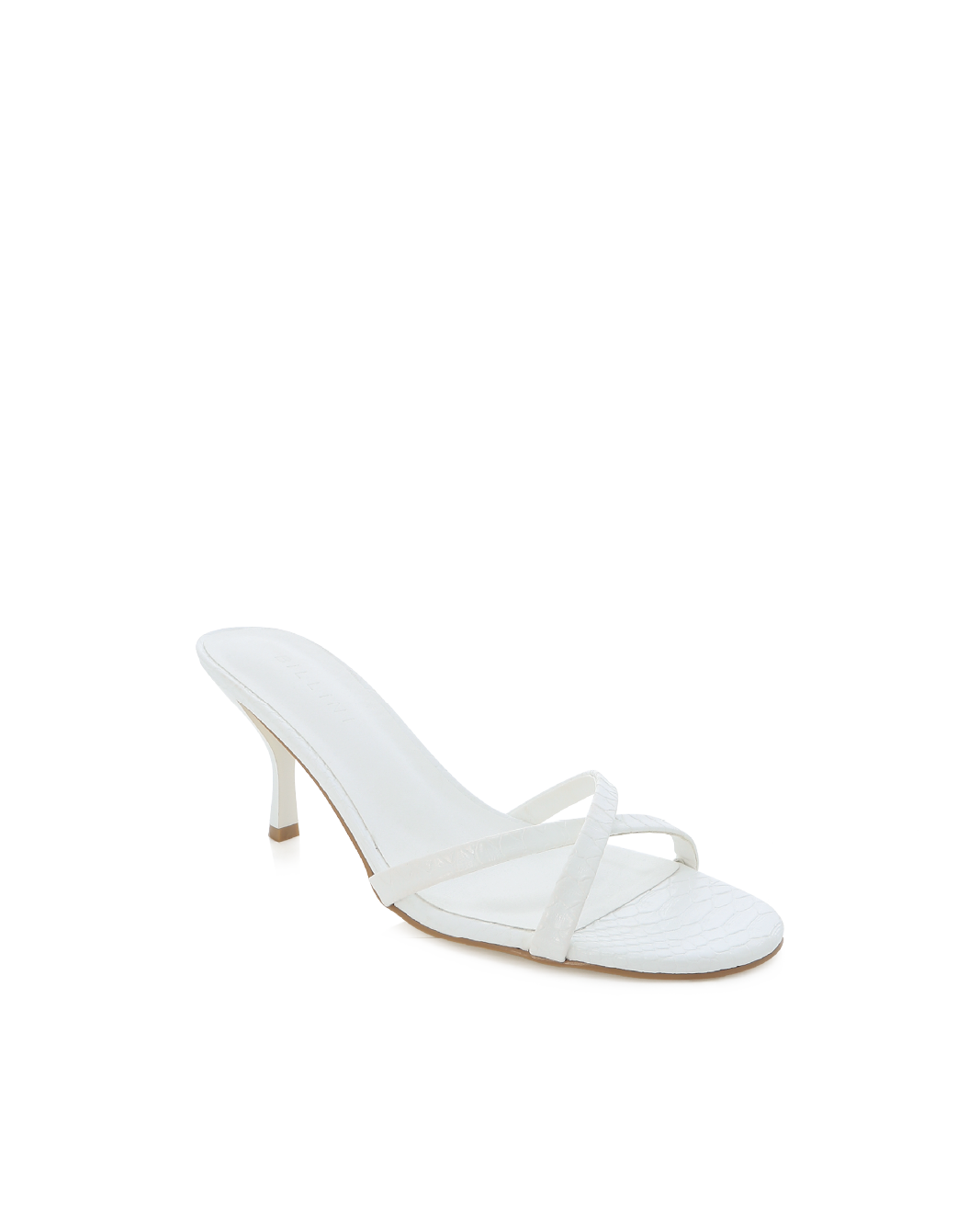 ODILE - WHITE SNAKE - Heels - Billini
