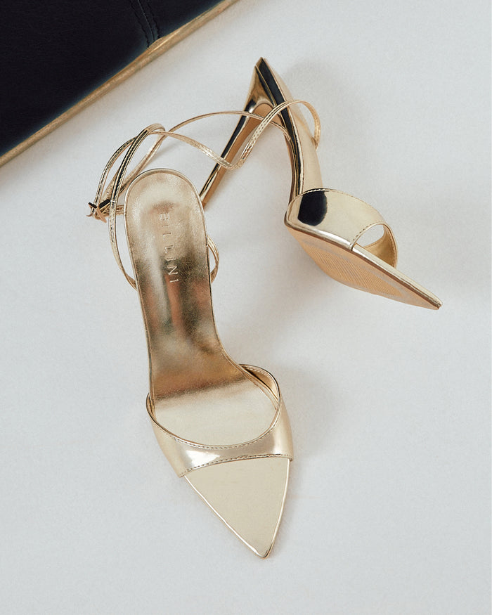ROYAL - GOLD CHROME - Heels - Billini