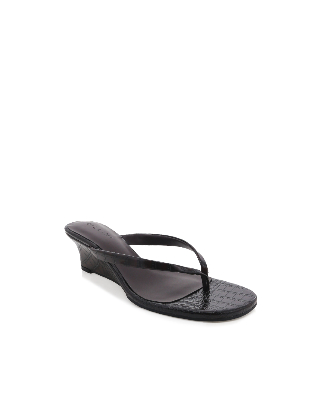 VAILA - DARK CACAO CROC - Wedges - Billini