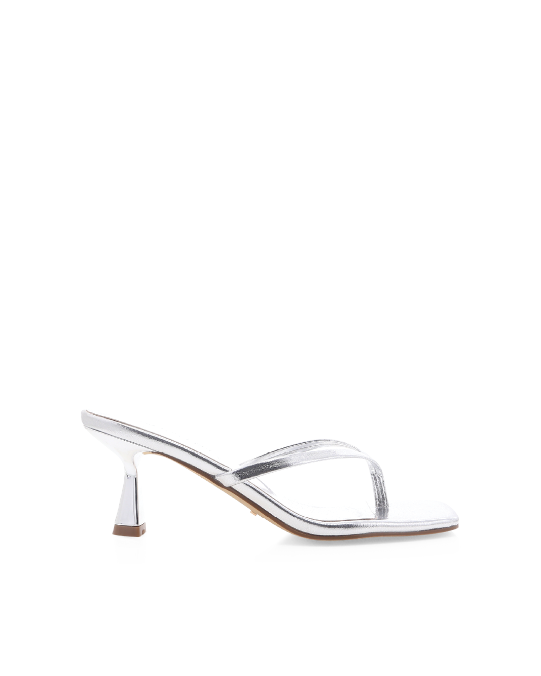 XAMI - SILVER METALLIC - Heels - Billini